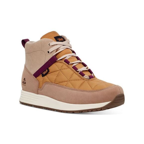 Teva | Shoes | Teva Womens Beige Back Pulltab Reember Commute Wedge ...